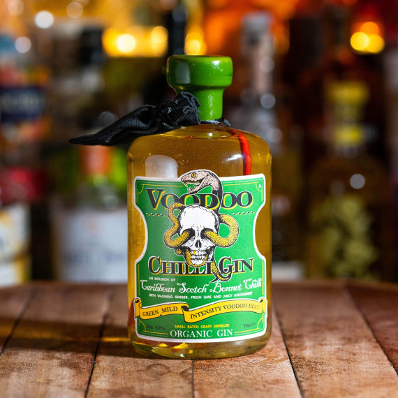 Voodoo Chilli "Green Mild Heat" Organic Craft Gin | Gin & Juice