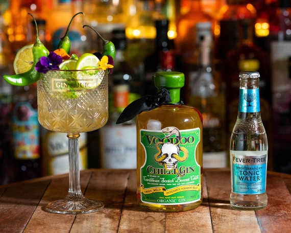 Voodoo Chilli "Green Mild Heat" Organic Craft Gin | Gin & Juice