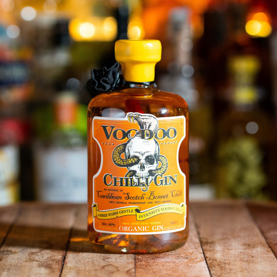 Voodoo Chilli "Amber Hot Heat" Organic Craft Gin | Gin & Juice