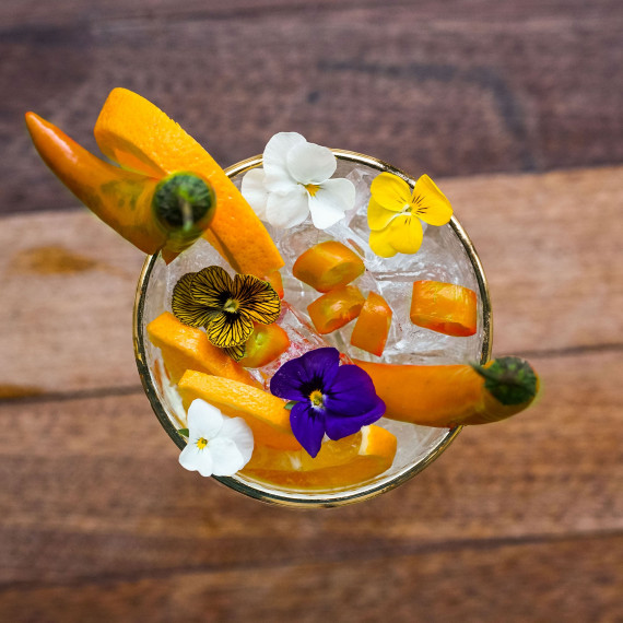 Voodoo Chilli "Amber Hot Heat" Organic Craft Gin | Gin & Juice