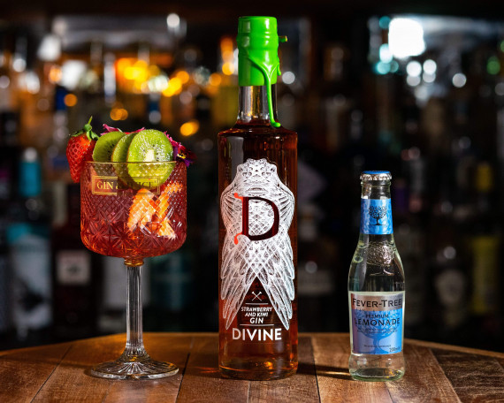 Gin Divine Strawberry & Kiwi | Gin & Juice